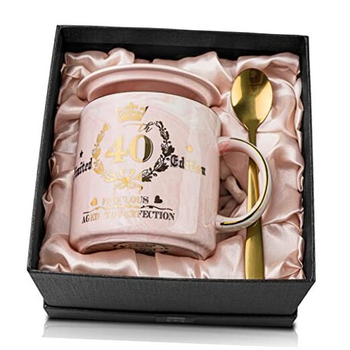 40th Birthday Gifts Women, Unique 40 Year Old Pink-40th Limited Edition ...