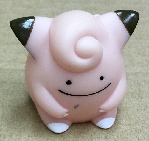 B. 2009 Pokemon Finger Puppet Ditto Face Clefairy Cleffa Figure ...