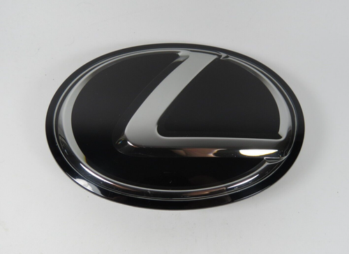 16-18 Lexus RX350 ES350 Front Grille Emblem Black Chrome Badge Logo ...
