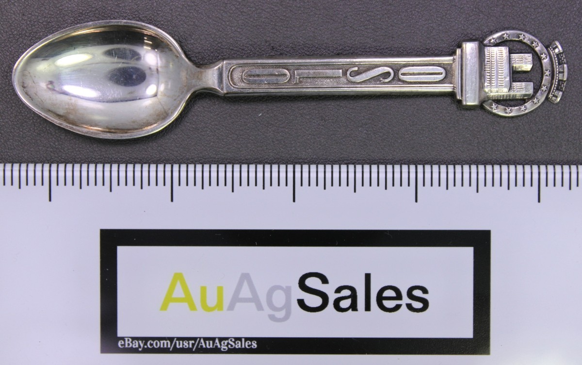 Oslonorway 830 Sterling Silver Unusual Souvenir Spoon Ebay