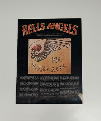HELLS ANGELS magazine - published by Hells Angels motorcycle club 1971 ...