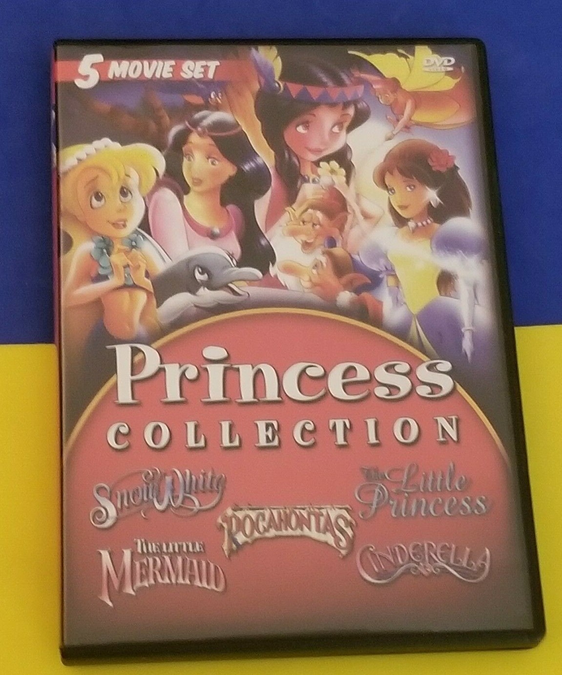 PRINCESS COLLECTION - DVD - 5 MOVIES - LITTLE MERMAID, POCAHONTAS ...