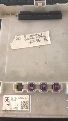 82730-12N90-A Toyota Corolla 2021 fuse box control module computer ...