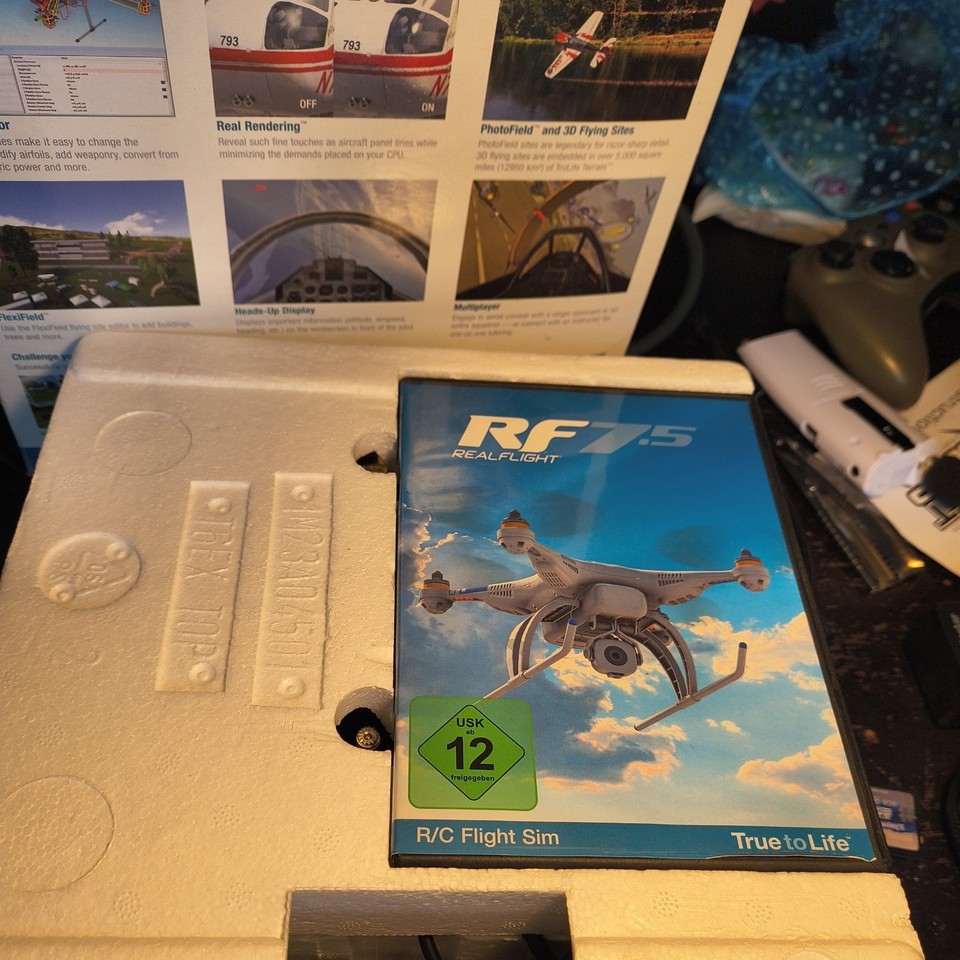 R/C Flight Simulator Interlink Elite Controller Edition Real Flight 7.5 ...