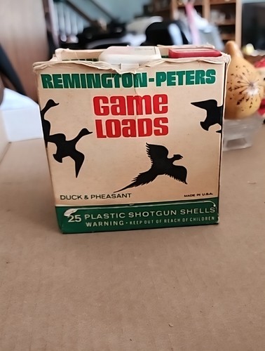 Remington-Peters Game Loads 12 Gauge shotgun shells designed for duck ...