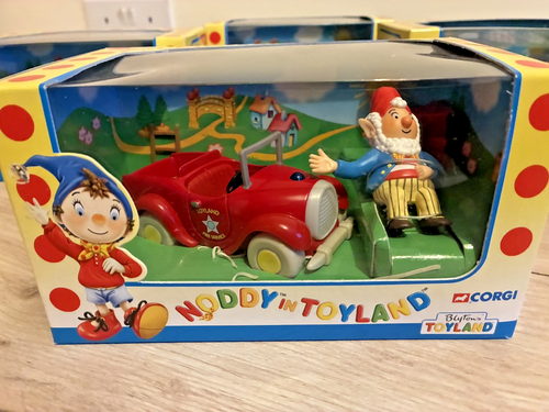 Corgi Noddy In Toyland Diecast model complete set of 6 Vintage cars ...