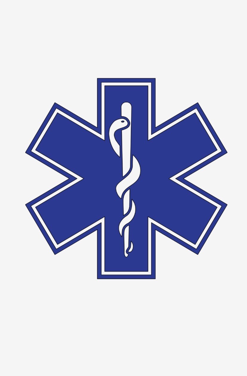Star of Life Sticker Die Cut Decal Self Adhesive Vinyl EMT | eBay