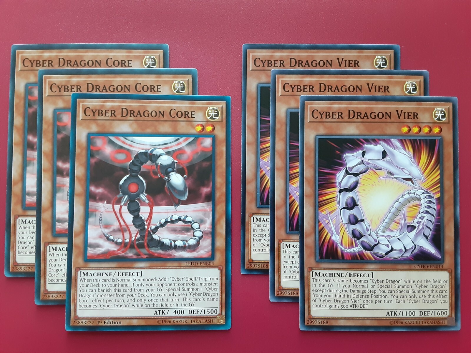 Yugioh Cyber Dragon Deck 45 Cards End Core Vier Twin GX Budget ...