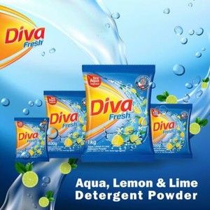 Diva Fresh Aqua, Lime & Lemon Laundry Detergent Washing Powder 1kg | eBay