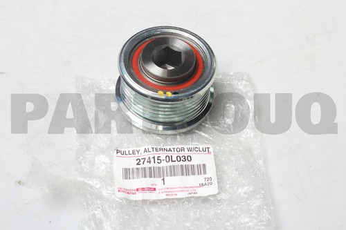 274150L030 Genuine Toyota PULLEY, ALTERNATOR W/CLUTCH 27415-0L030 | eBay