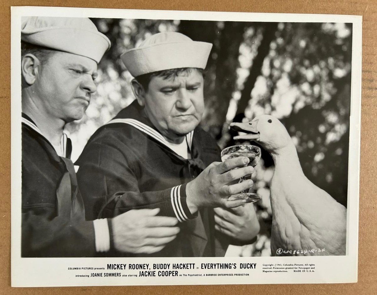 Buddy Hackett Movies List BUDDY HACKETT Autographed 1961 Everything's