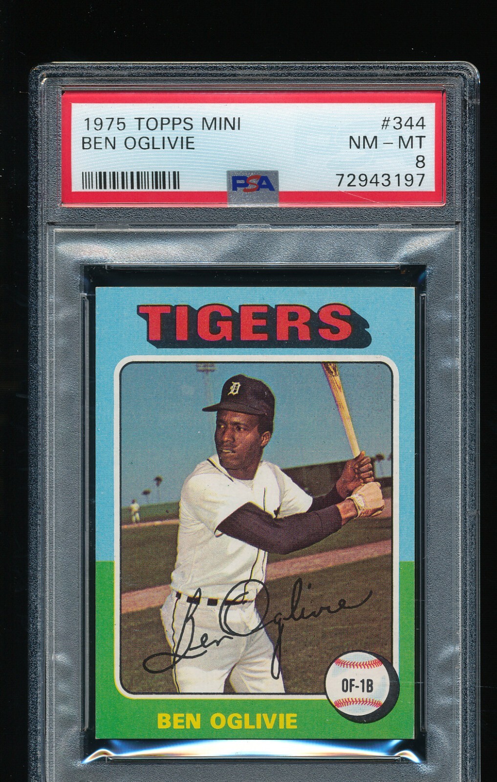1975 Topps Mini #344 Ben Oglivie PSA 8 | eBay