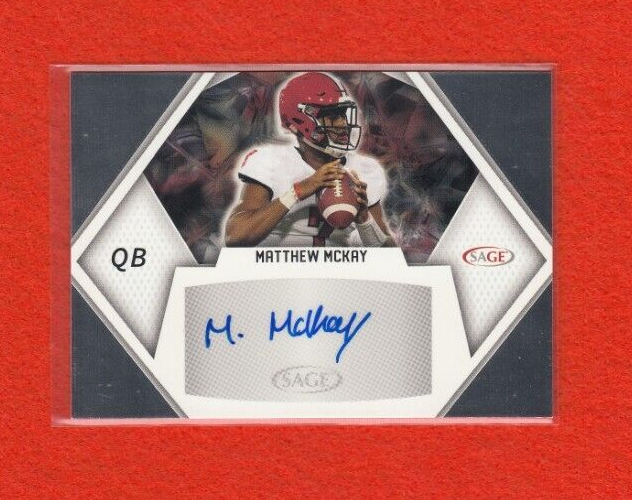 2023 Sage Matthew McKay RC Silver Auto Elon Phoenix #A-MM3 | eBay