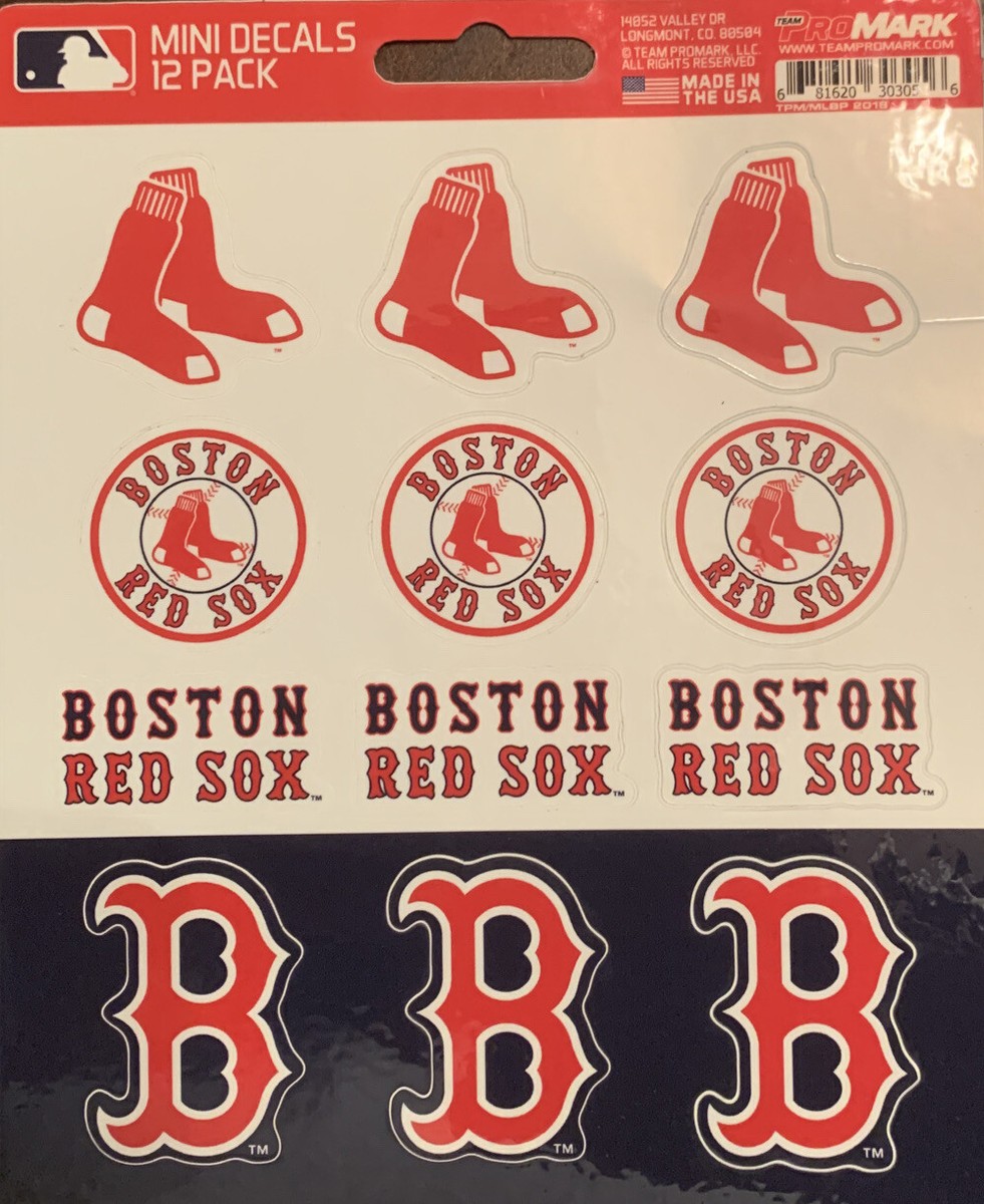 Red Sox Logo Decal Lovermont VT State Outline Sticker (Red Sox)