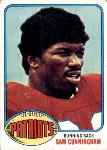 1976 Topps Sam Cunningham New England Patriots #434 | eBay
