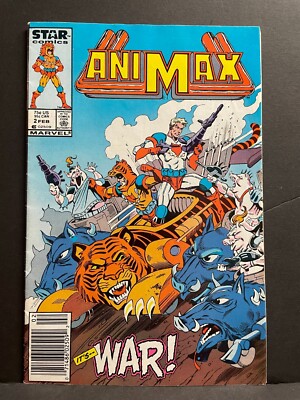AniMax #2 VF- 1987 High Grade Marvel Star Comic | eBay