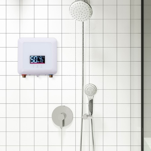 Tankless Hot Water Instant Heater Electric Shower Kitchen Boiler Bath ...