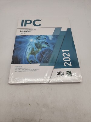 International Plumbing Code 2021 Paperback IPC 2021 Edition New ...