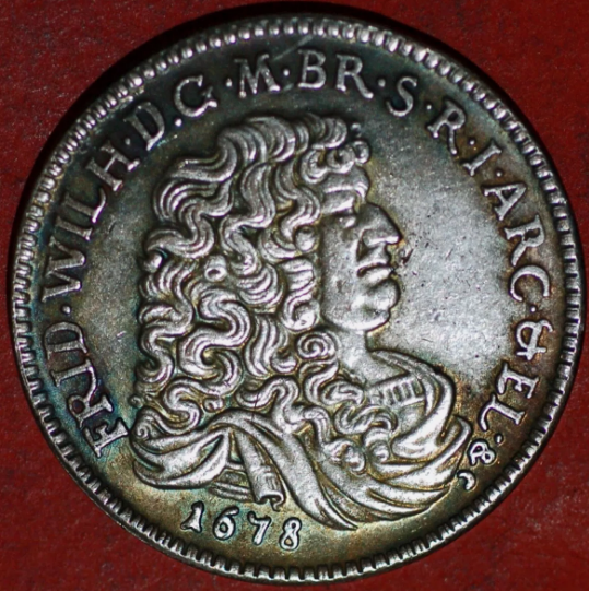 Europian medieval Frid Wilh commemorative coin year 1678 (7701) | eBay