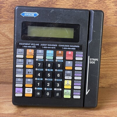 Hypercom T7E Terminal Machine Credit Card Scanner | eBay