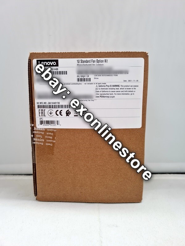 4F17A14488 - ThinkSystem 1U Standard Fan Option Kit (1 fan) | eBay