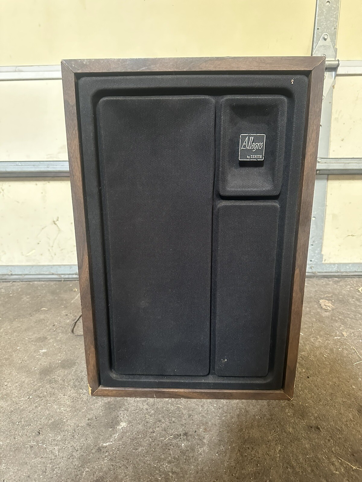 Vintage Zenith Allegro 1000 Wooden Floor Speaker (1) Untested! | eBay