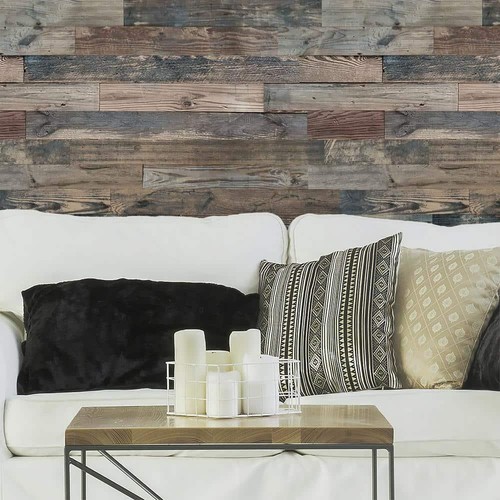 Ejoy Barn Wood Panels Wall Rustic Look Naturally Weathered Reclaimed (7 ...