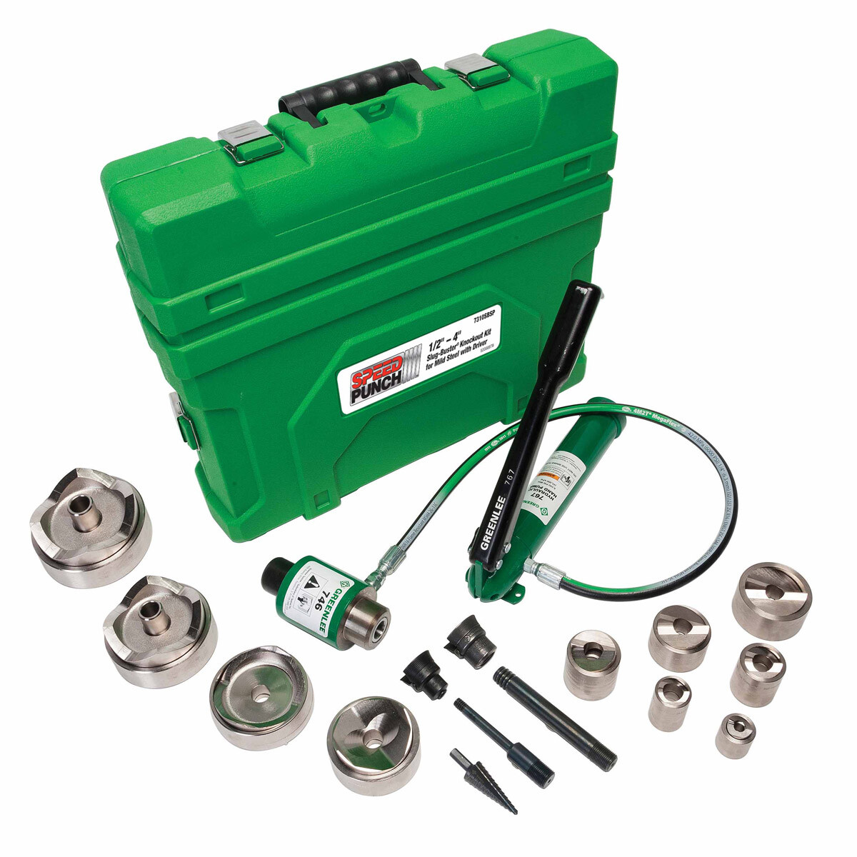 Greenlee 7310SB 1/2" - 4" Slug-Buster Ram and Hand Pump Hydraulic ...