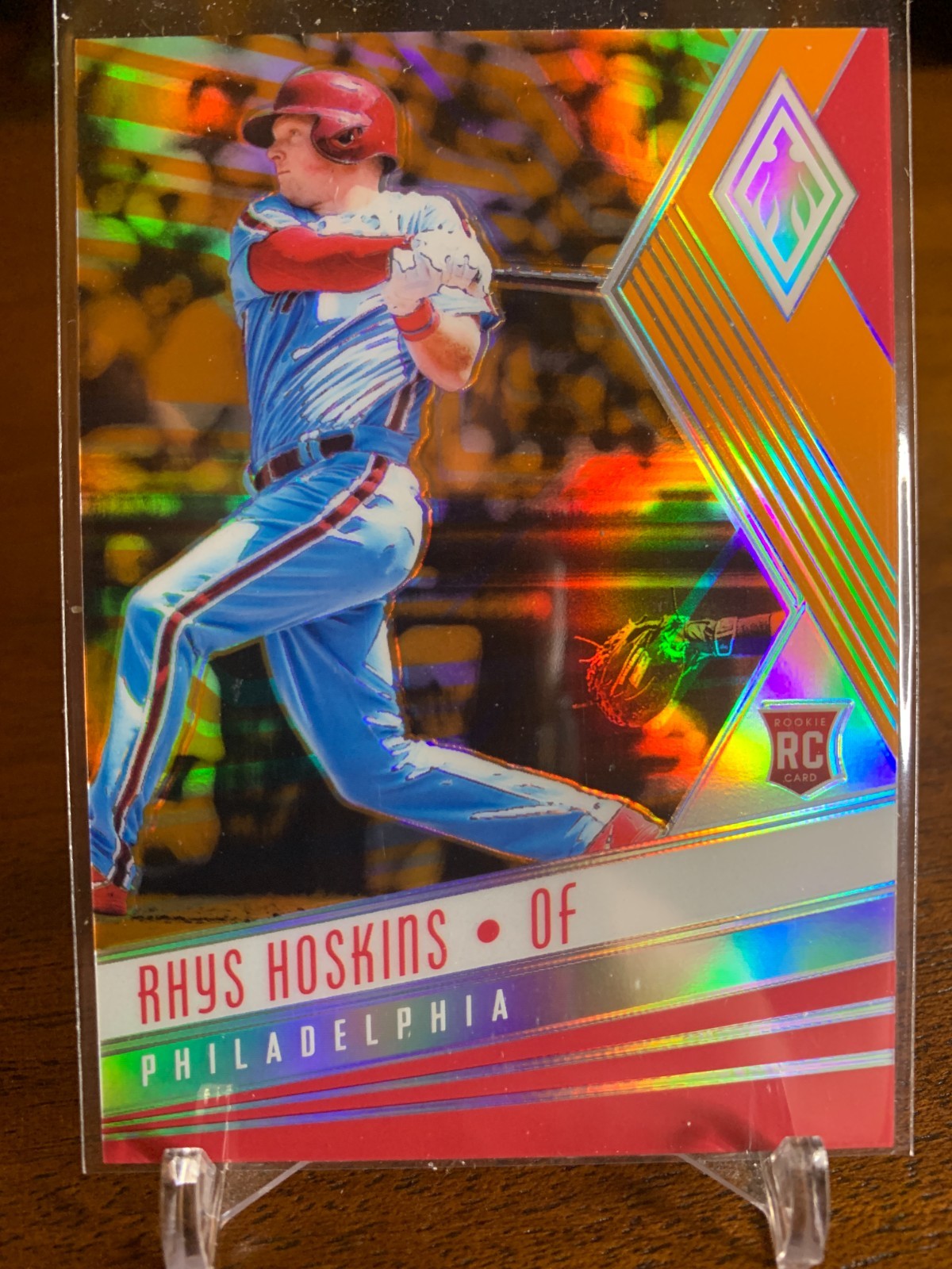 2018 Panini Chronicles - Phoenix Rhys Hoskins #5 RC Orange Prizm /199 ...