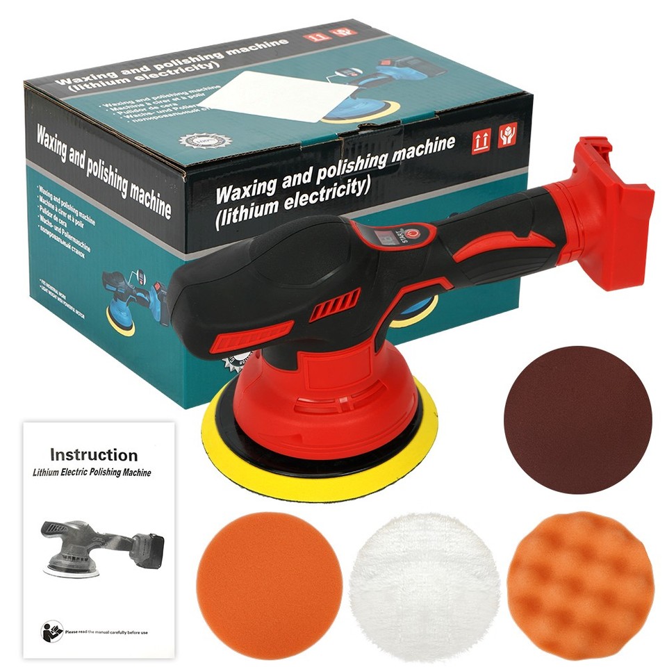 Cordless Car Polisher 8 Speed Sander Polishing Machine For Milwaukee ...