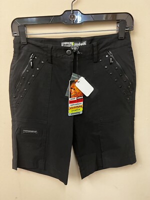 NEW! Jamie Sadock Shorts 11335 Jet Black Size 2 New with Tags Were $110 ...