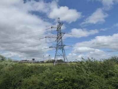 Photo 6x4 Pylon at Milton Creek Country Park Sittingbourne Milton Creek ...
