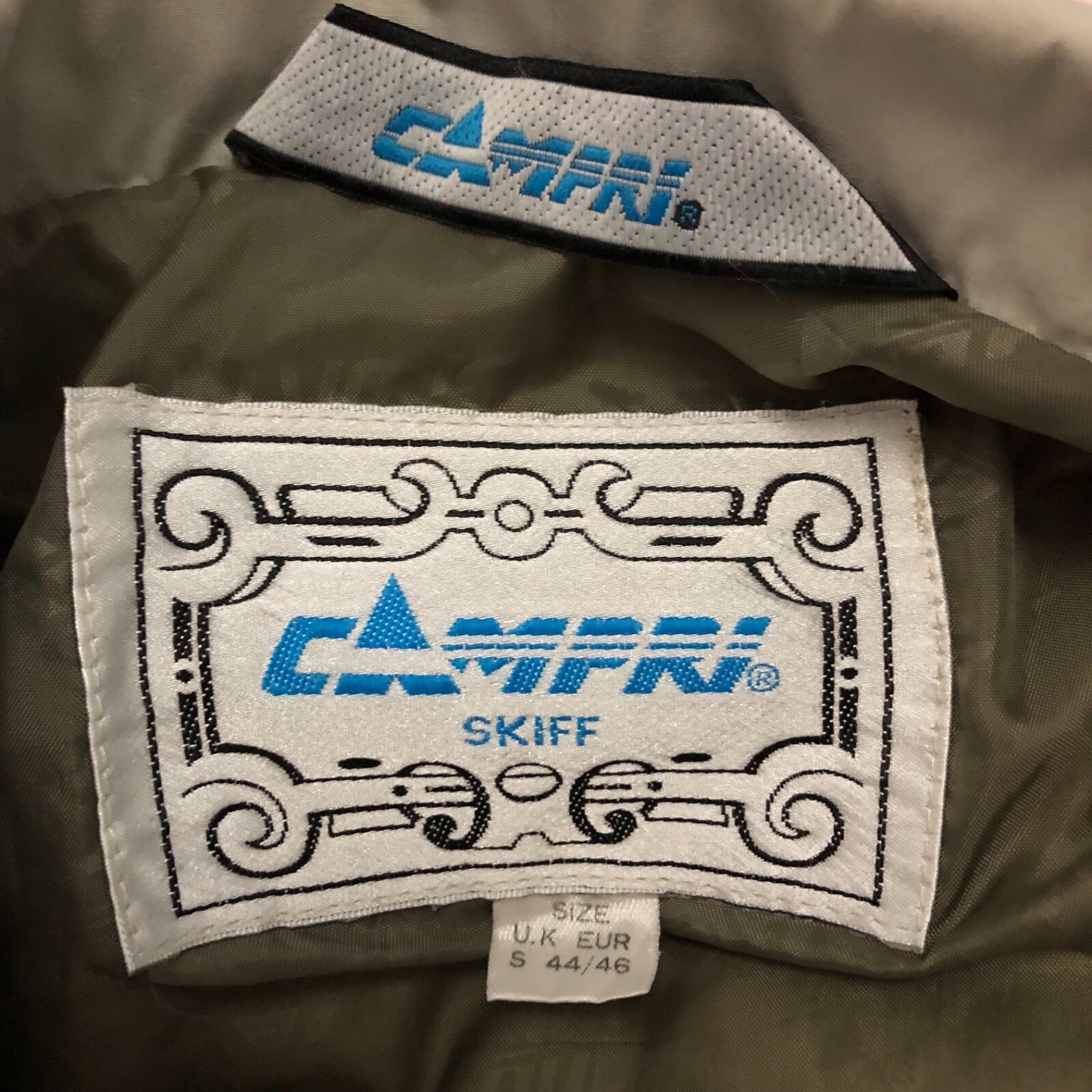 campri vintage lightweight jacket grey skiff size S campri sport | eBay UK