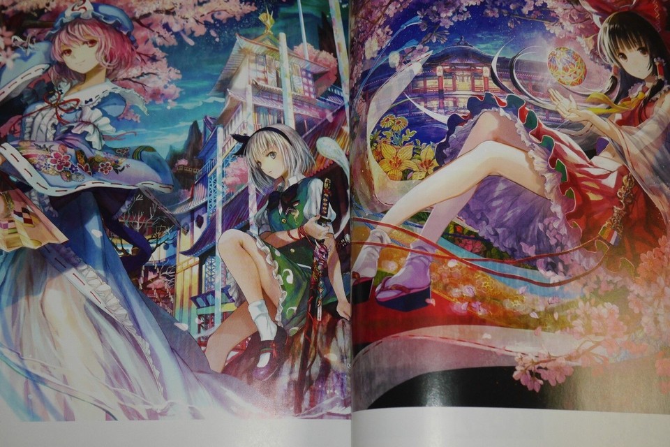 JAPAN Touhou Project Illustration Technique Book: Touhou Irogichou ...