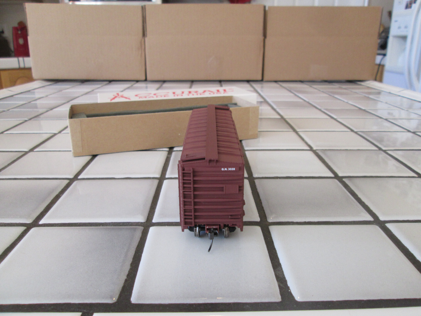 accurail GREAT NORTHERN 40 FOOT BOX CAR HO scale | eBay