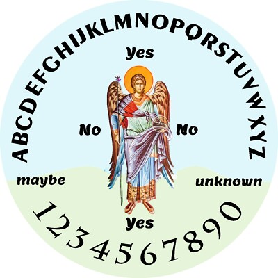 5" Angel Board - Pendulum Dowsing Divination Board - "Gabriel 2" | eBay