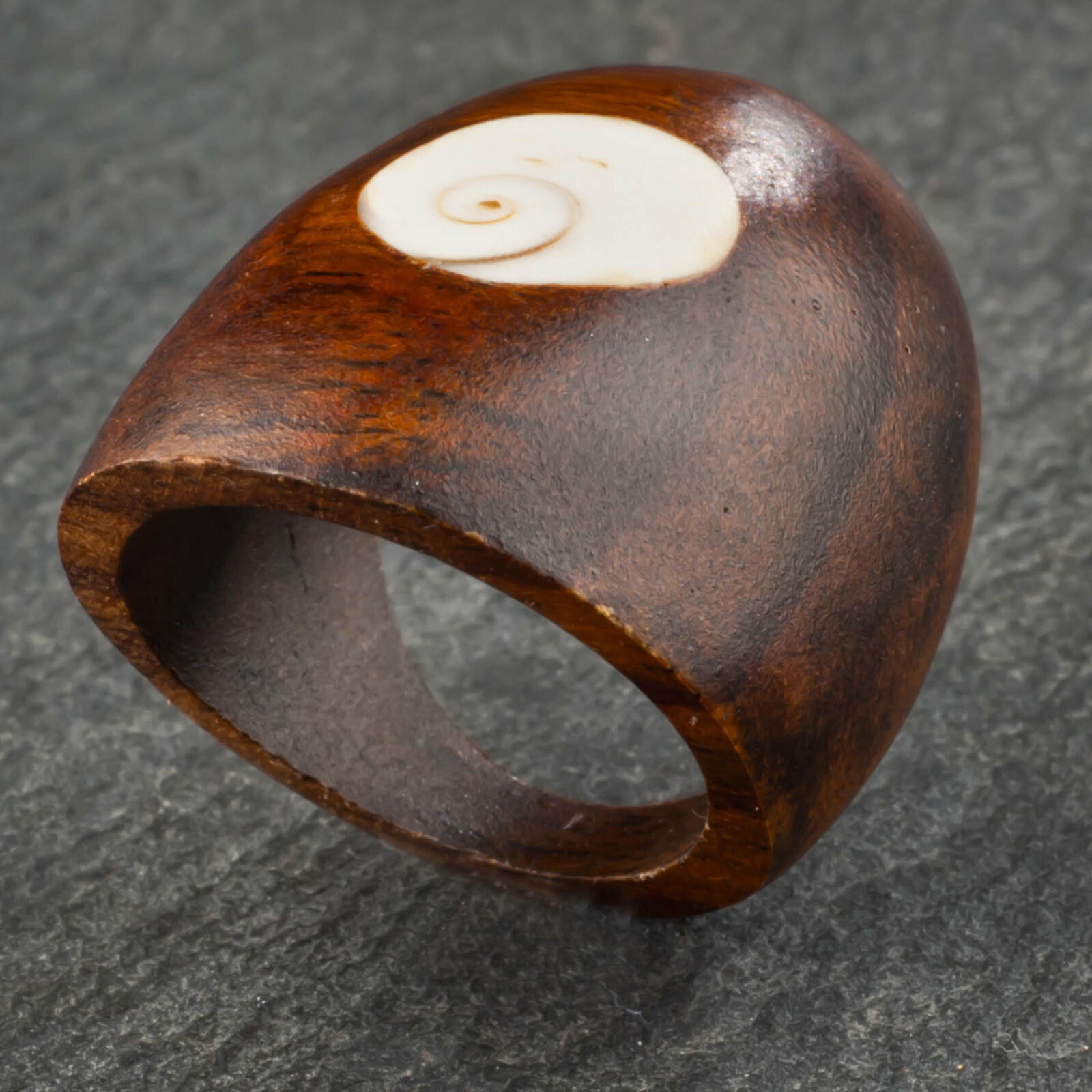 Wood Ring Goa Nature Jewelry Shiva Shell Ring Women CR69 | eBay