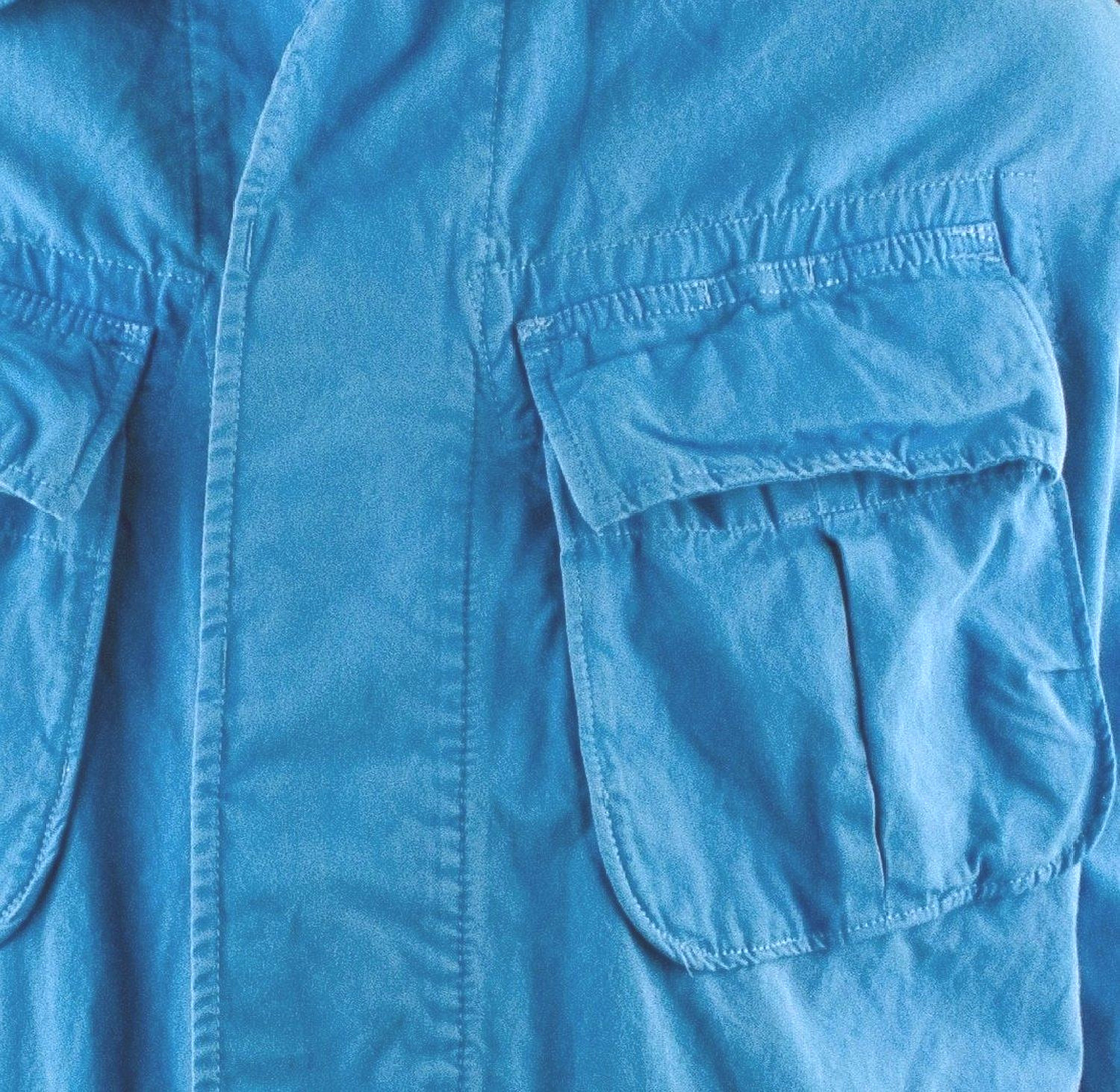 POLO RALPH LAUREN BLUE MILITARY TROPICAL JUNGLE COMBAT FIELD JACKET ...