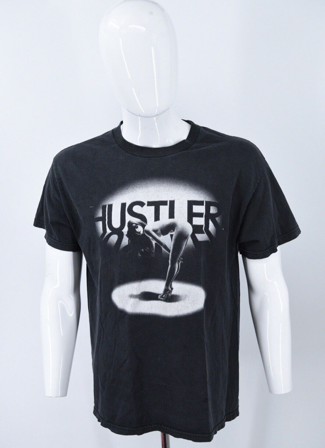 Vintage Hustle Magazine Pinup Spotlight Graphic Black… - Gem