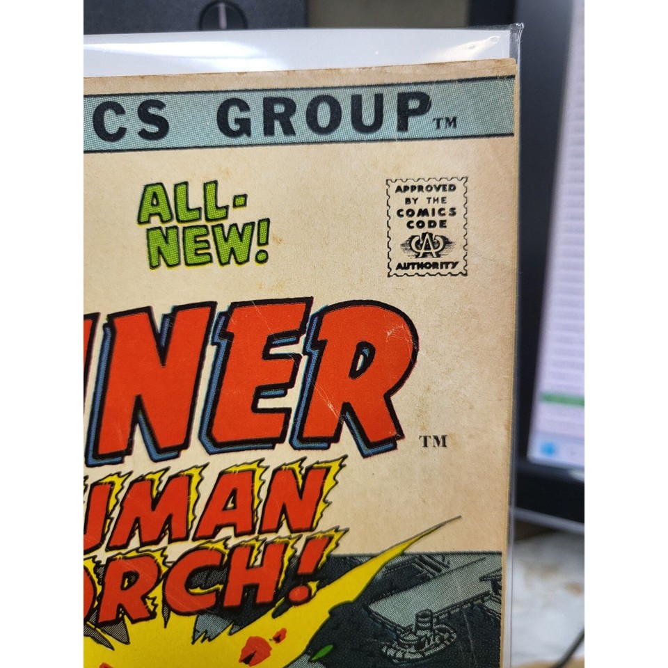 Sub-Mariner #44 (1971) Vs. The Human Torch - Tiger Shark/Llyra VG Gil ...