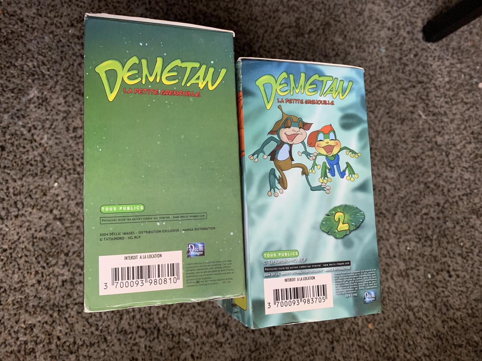 Demetan La Petite Grenouille Anime Cartoon Series Rare Complete Set 10 ...