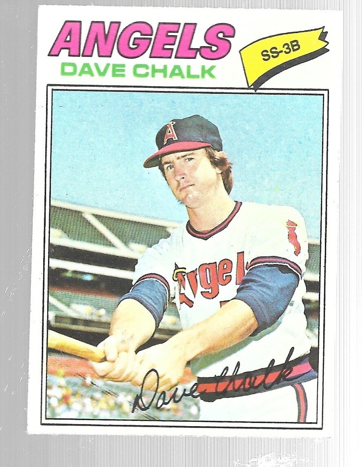 1977 Topps Dave Chalk 315 Anaheim Angels Baseball Card | eBay