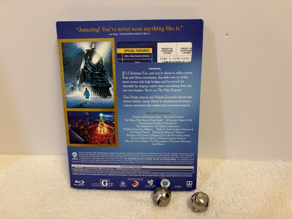 The Polar Express (DVD, 2004) blu-ray edition 85393895426 | eBay