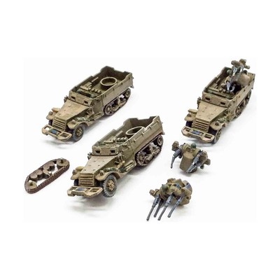 Old Glory Command Decision USA Mini Lo M16 Quad AA SP Halftrack w/Crew ...