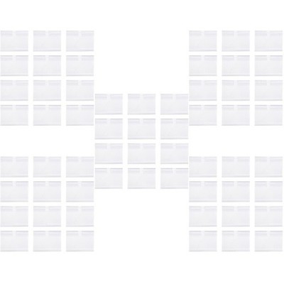 5 Count Clip-on Wire Shelf Tag Holder Plastic Merchandise Sign Price ...