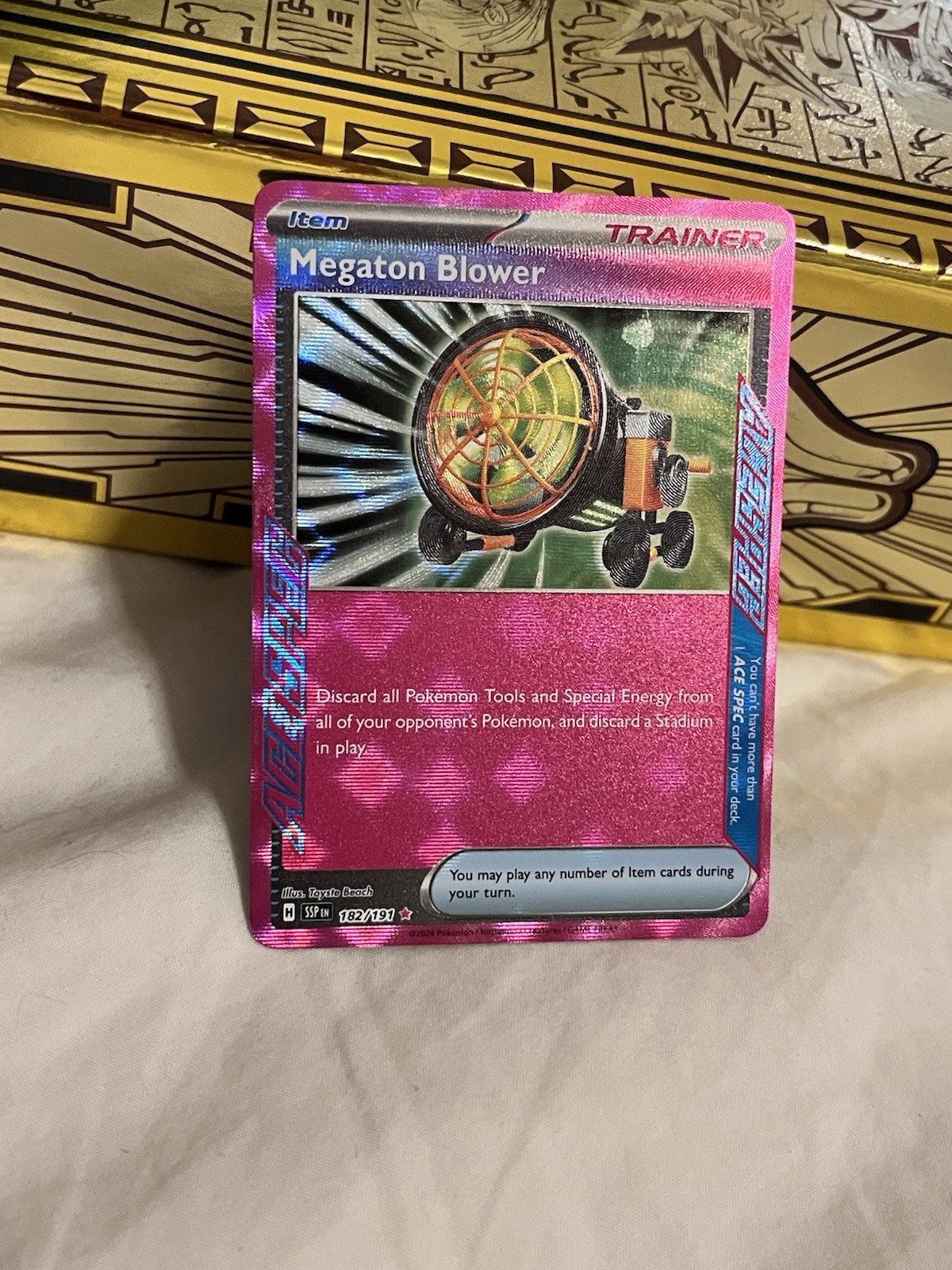 Megaton Blower 182/191 ACE SPEC Holo Pokémon 2024 Surging Sparks NM | eBay