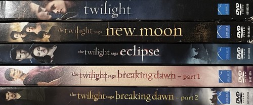 Twilight - Complete Saga DVD Lot NEW & SEALED 2-Disc Editions w ...