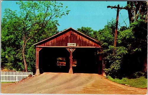 Postcard BRIDGE SCENE Middlebury Vermont VT o/19 AN7929 | eBay