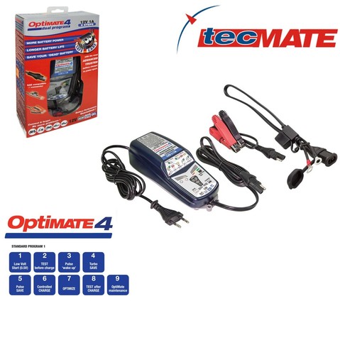 MAINTAINER BATTERY CHARGER MOTO QUAD BOAT OPTIMATE 4 DUAL PROGRAM ...