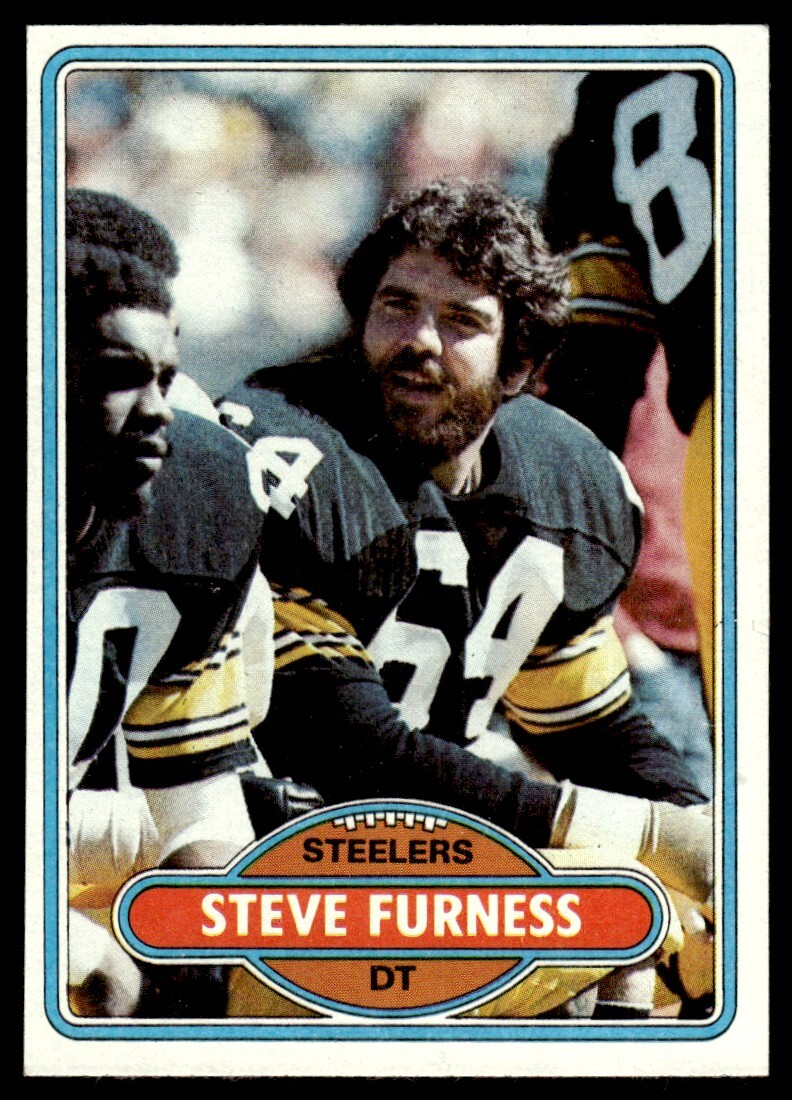 1980 Topps Steve Furness Pittsburgh Steelers #111 | eBay
